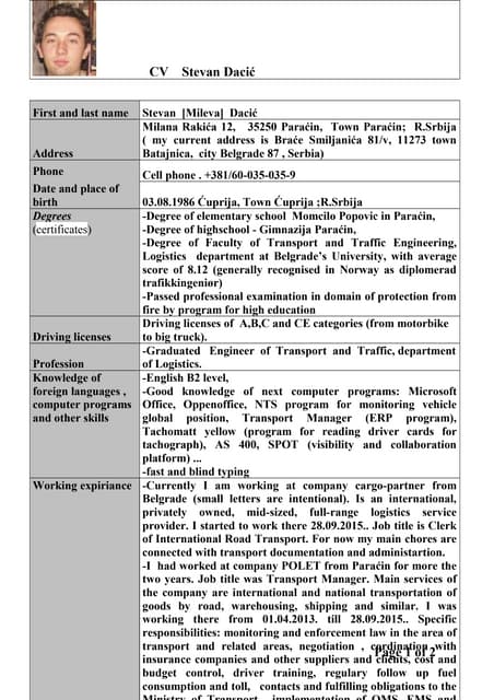 Cv - Adriana Bozbiciu | PDF | Education