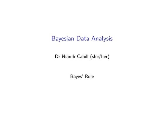 Bayes' theorem | PPTX | Smoking Cessation | Wellness