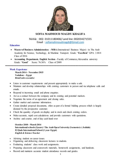 Mahmoud Arafat CV | DOC