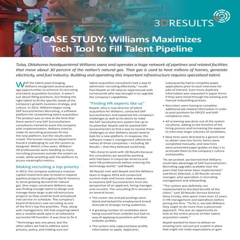 3D Results William Case Study | PDF