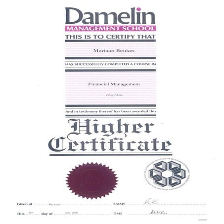 Damelin FM | PDF