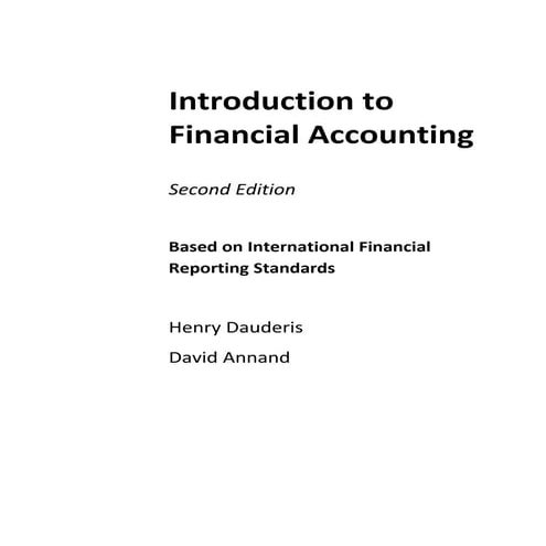 Introduction to Financial Accounting | PDF