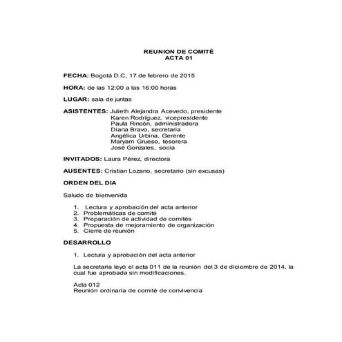 1 acta de comite | DOCX