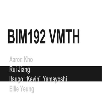 VMTH Clinical Needs | PPT