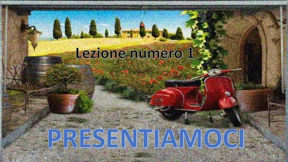 Italian Introductory Lesson- Pleasantries for first time Italian ...