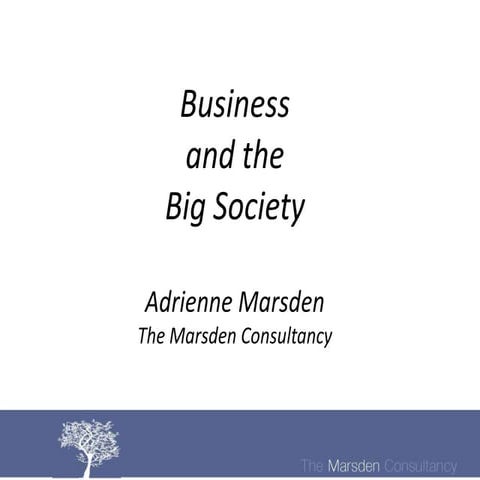 Business and the Big Society | PDF