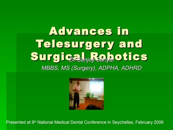 Building a surgical robot | PPT