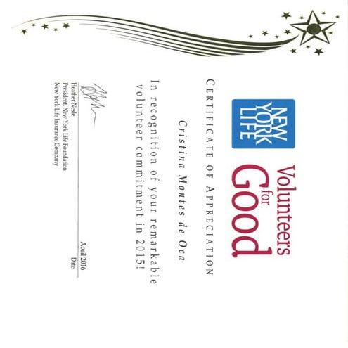 Volunteer Certificate | PDF