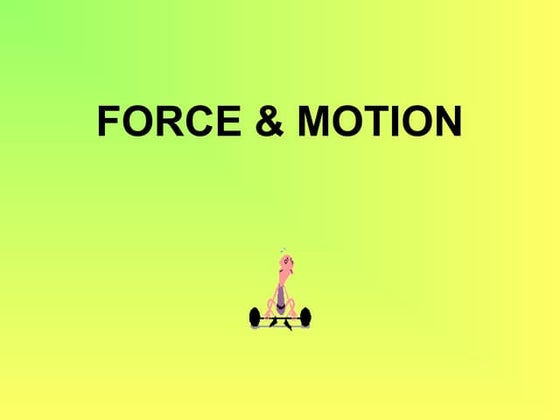 Newton's 3 laws of Motion | PPT