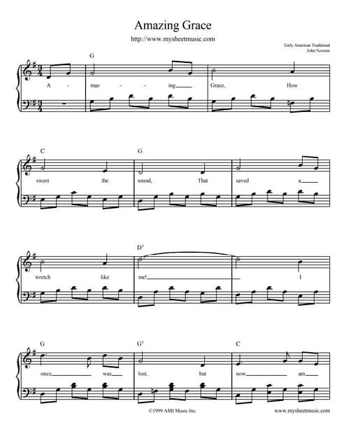 Amazing Grace | PPT | Religious (Music and Audio) | Music