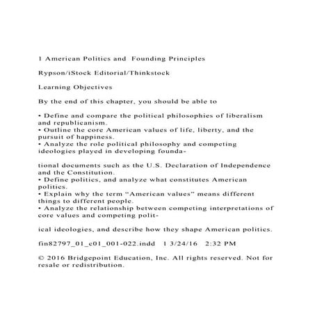 1 American Politics and Founding PrinciplesRypsoniStock .docx
