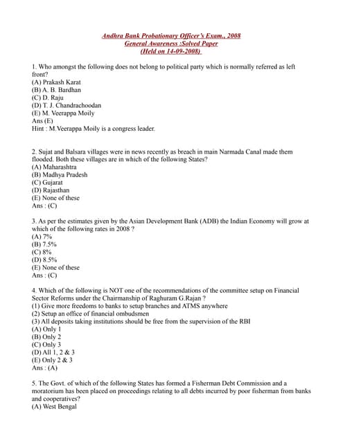 1 punjab national-bank-agriculture-officers-exam-professional-knowledge ...