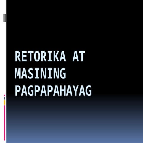 123. Maikling kasaysayan ng retorika.ppt