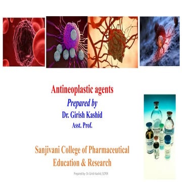 1 Antineoplastic agents.pdf Introduction, Classification | PPT