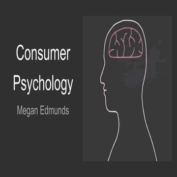 Consumer psychology | PPTX