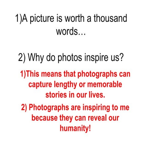 1)a picture is worth a thousand words 2017 updated | PPT