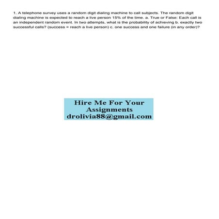 1 A telephone survey uses a random digit dialing machine to.pdf