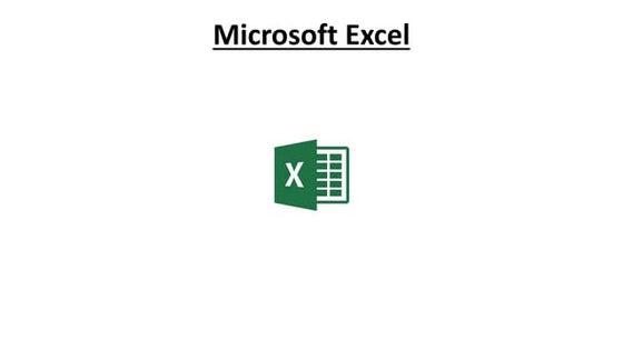 Aula 1 Excel básico | PPT