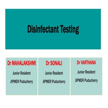 1b._Disinfectant_testing_ppt[1][1].pptx kl | PPTX