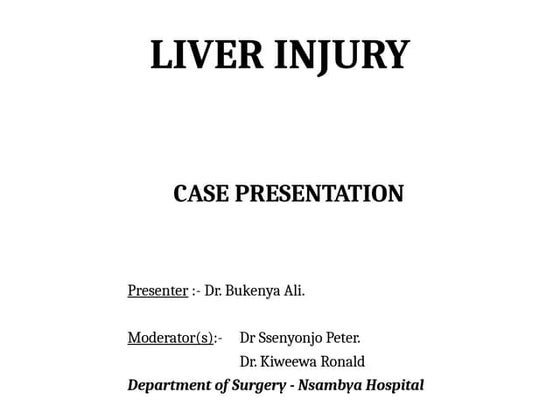 Exploratory laparotomy | PPT