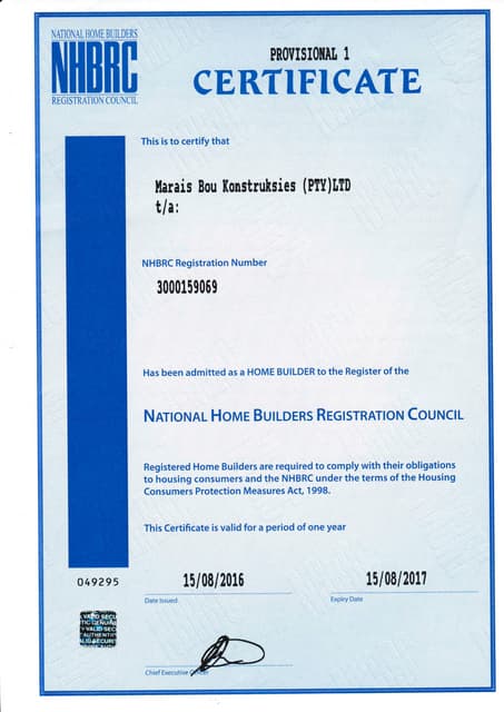 BEE Certificate | PDF