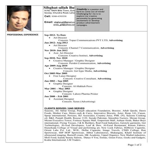 sibghat Cv final (1) (1) | PDF