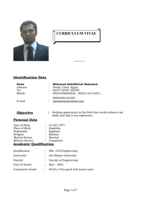 jamal zain c.v - | DOCX | Civil Engineering Industry | Industries