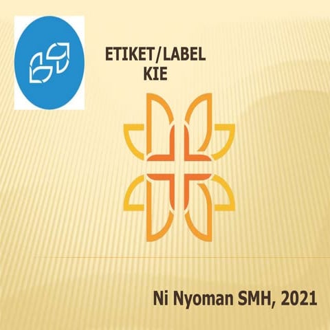 Etiket/Label Konsultasi Informasi Edukas | PPTX