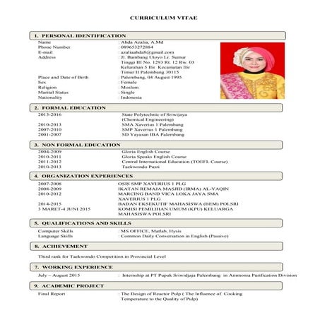 CURRICULUM VITAE aida | PDF