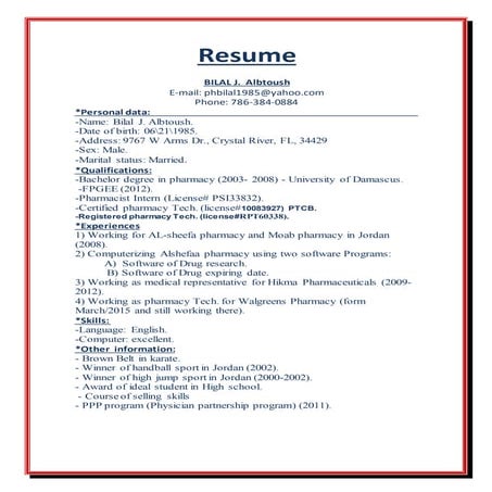 RESUME | DOCX