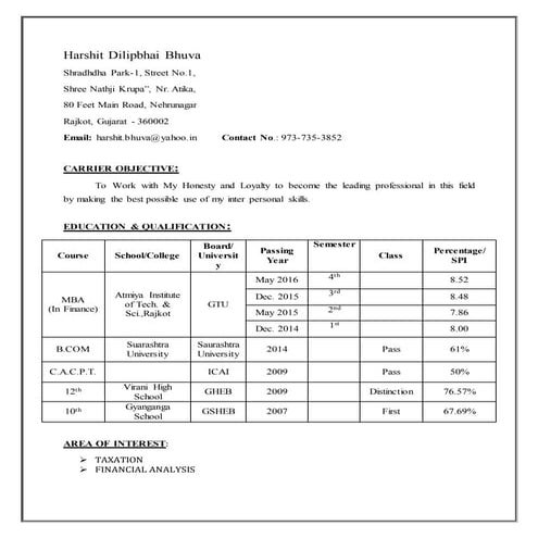 Harshit Bhuva | DOCX