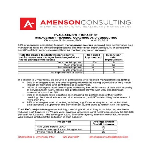 EVALUATING LEAD short | PDF