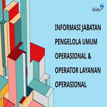 Informasi Jabatan Pengelola Umum Operasional dan Operator Layanan ...