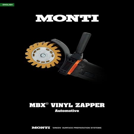 MONTI Vinyl Zapper® - Product Brochure P-036-EN | PDF