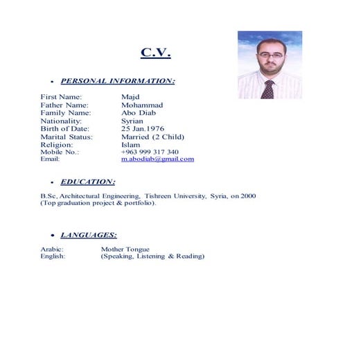 Majd CV Final | DOCX