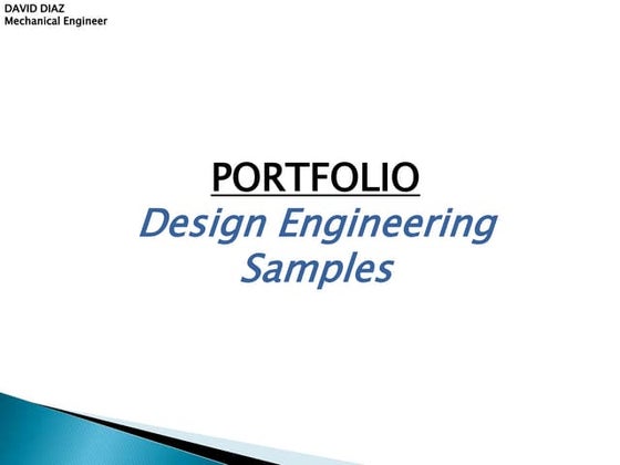 Mechanical Design Portfolio | PPT