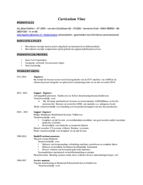 Cv Edgar Chronoloog Ii | PDF