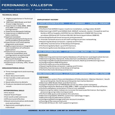 Liam kinsella cv 2017 | DOCX