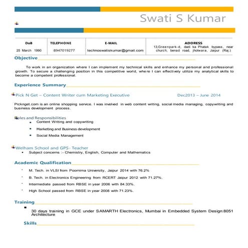 swati_resume_1 | PDF