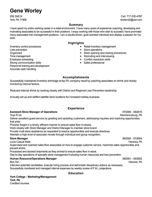george resume | PDF