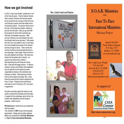 Casa Connor F2F and SOAR PVR Brochure final | PPT