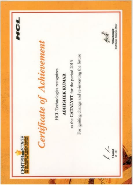 HCL silver certification | PDF