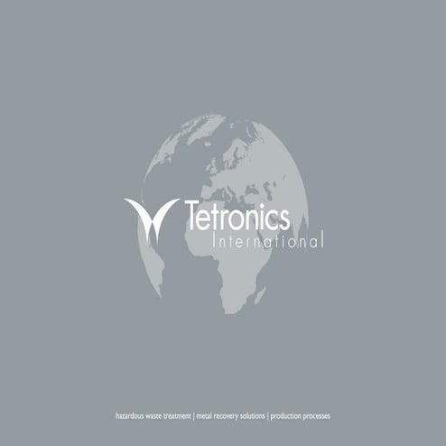 Tetronics Corporate Brochure | PDF