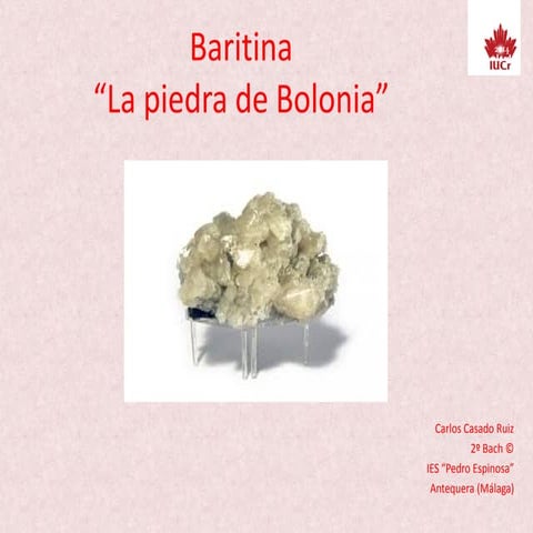 1 baritina 2 c carlos casado | PDF