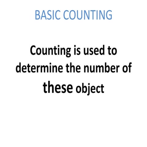 1 basic counting | PPTX | Air Travel | Travel Type