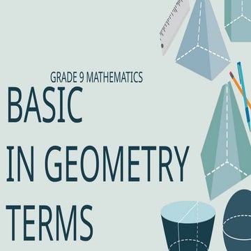 Foundations of Geometry: Understanding Points, Lines, Planes, and Their ...