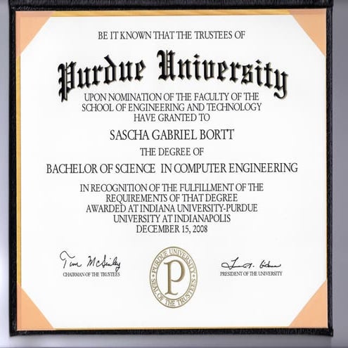 Purdue Degree | PDF