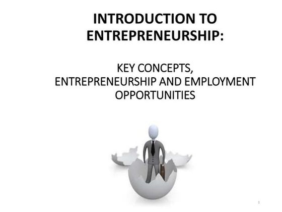 Entrepreneurship Education | PPT