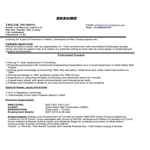 rajesh Resume | DOC