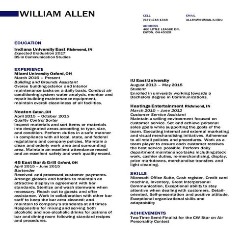 WILLIAM ALLEN | PDF